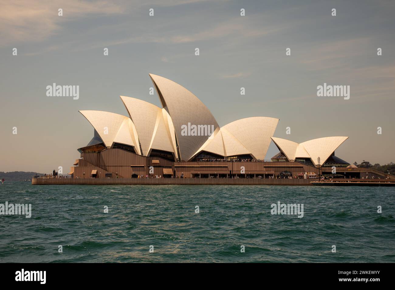 The world famous Sydney Opera House, a dominant landmark in the city ...