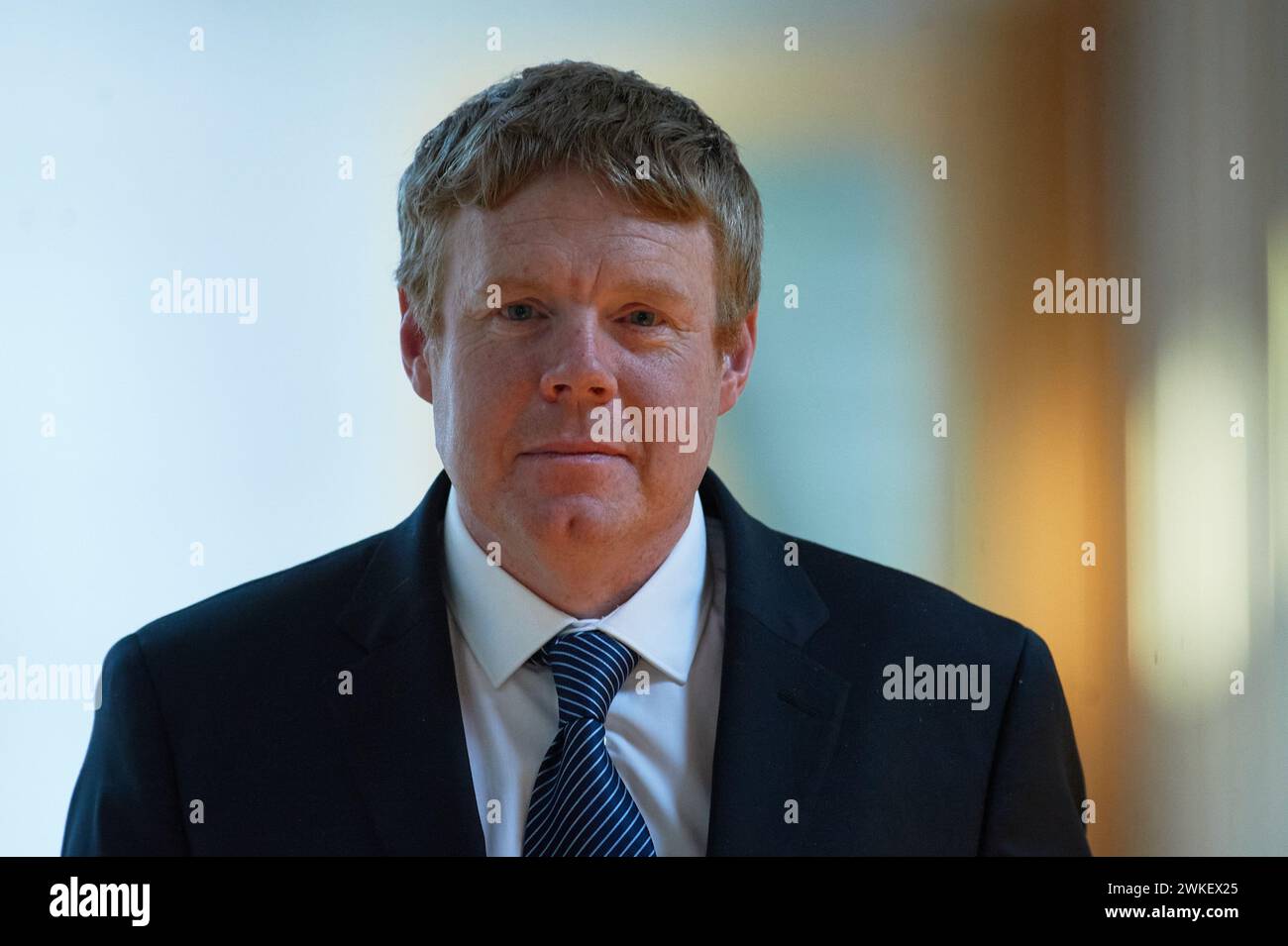 Edinburgh Scotland, UK 20 February 2024. Tim Eagle Scottish ...