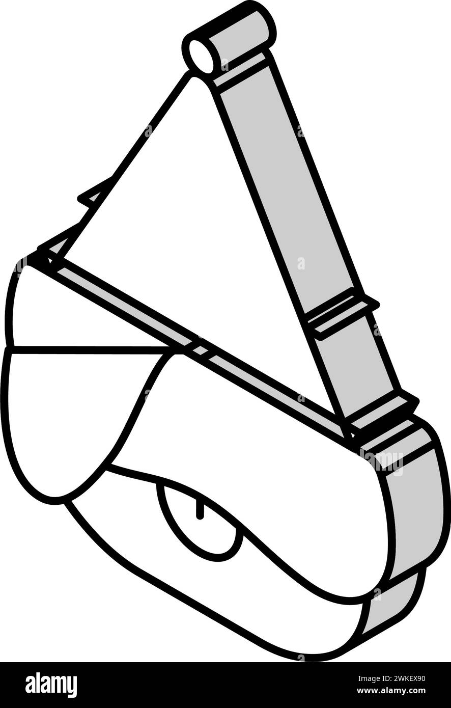 bag woman isometric icon vector illustration Stock Vector Image & Art ...