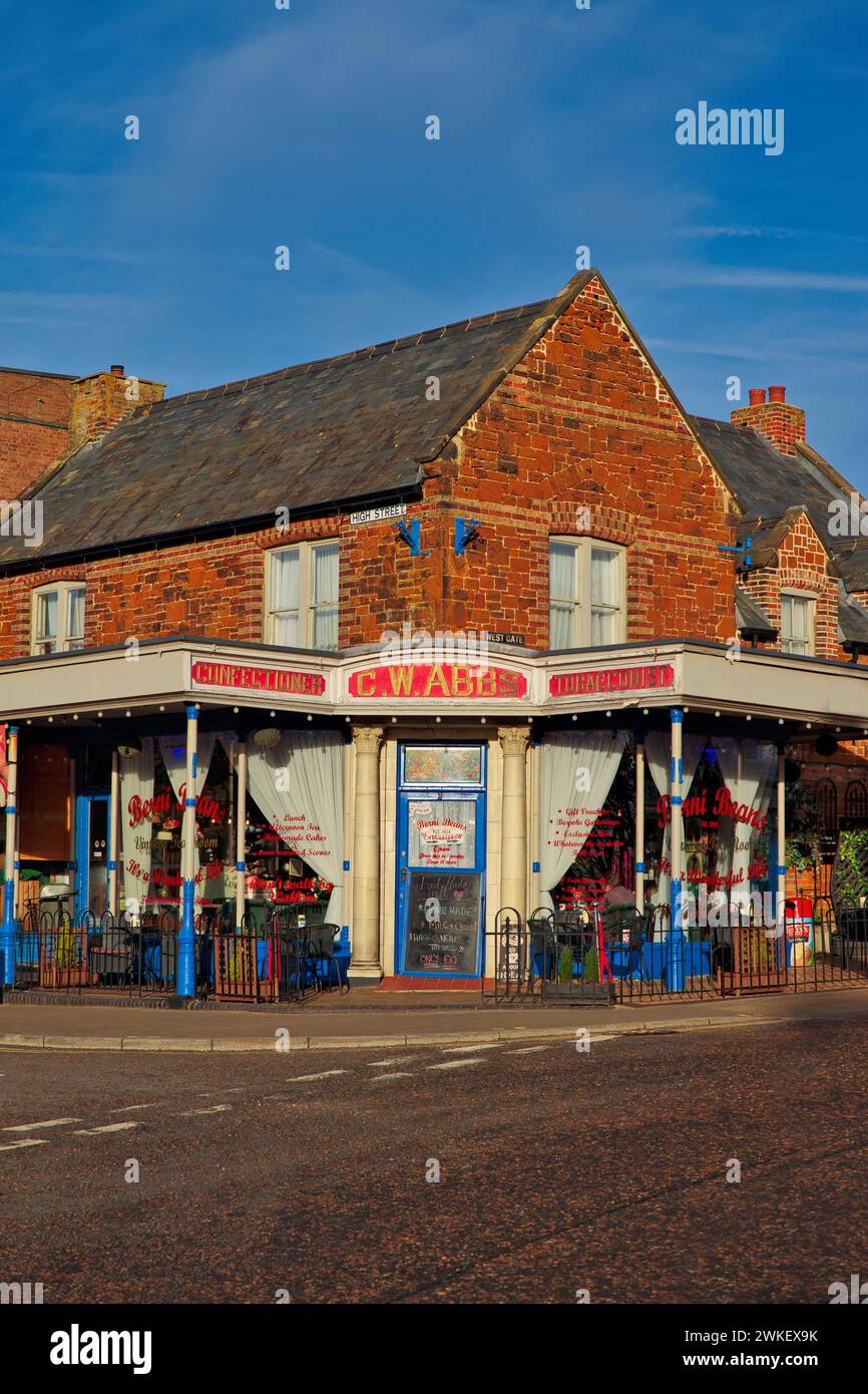 Hunstanton High Street, Norfolk, England, UK - A tearoom housed in an ...