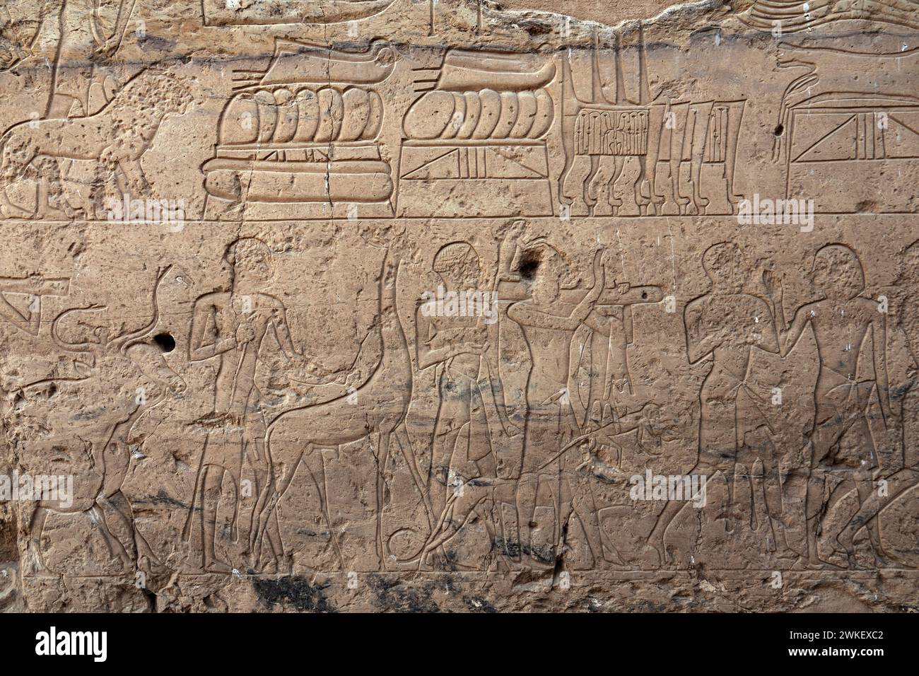 The Temple of Beit el-Wali, New Kalabsha, Lake Nasser, Egypt Stock ...