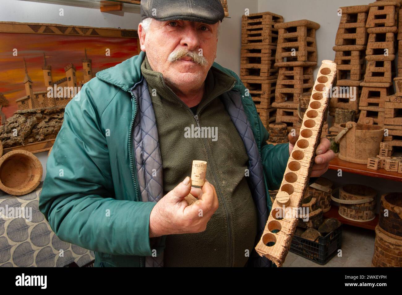 I16 January 2024 - Italy, Sardinia, Nuoro, Ortueri, Perra Giampiero ...