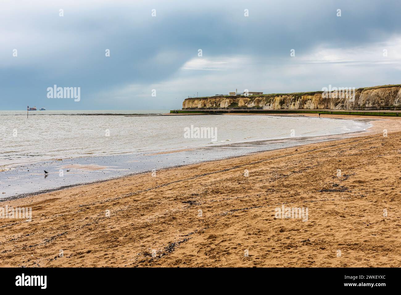 Palm Bay Beach, Margate, Kent, England in Winter Stock Photo - Alamy
