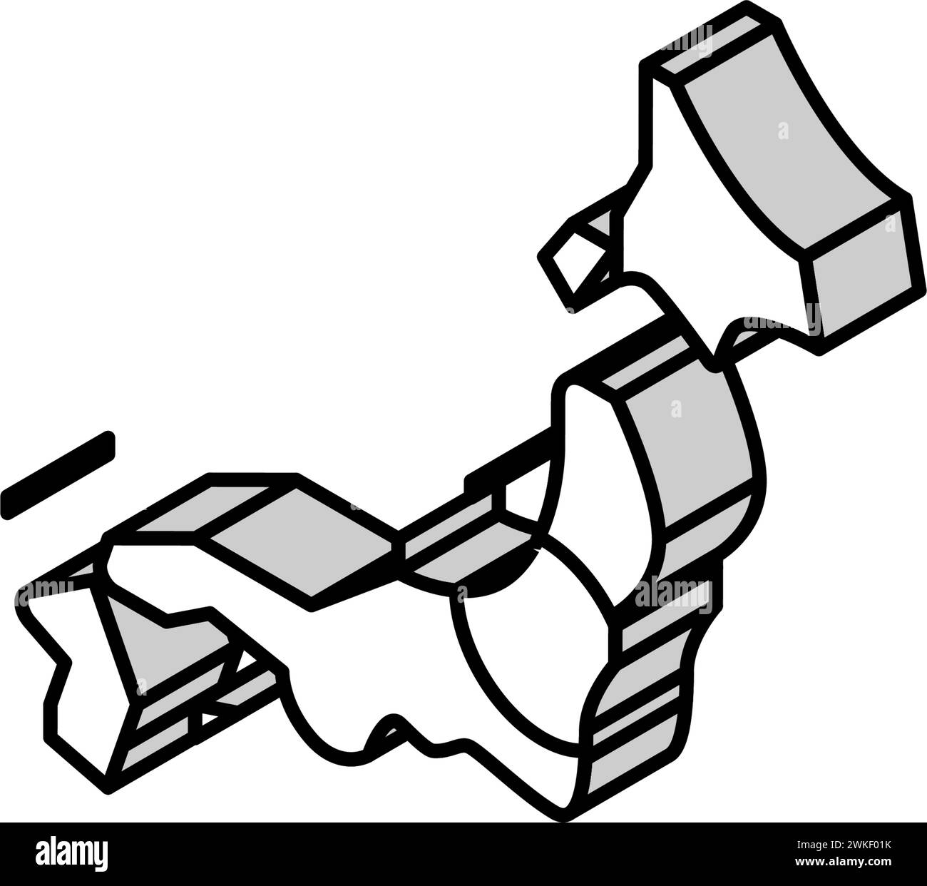 japan country map flag isometric icon vector illustration Stock Vector ...