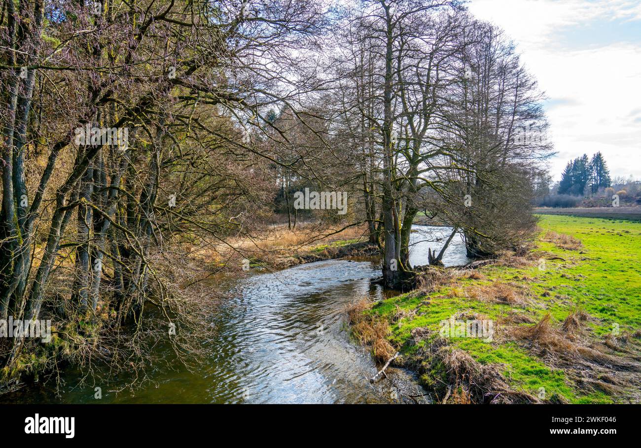 River Ourthe in the Ardennes, Belgium Stock Photo - Alamy
