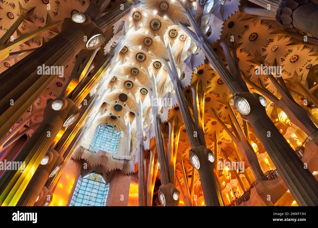 La Sagrada Familia Basilica. Barcelona. Spain.The Basilica and ...