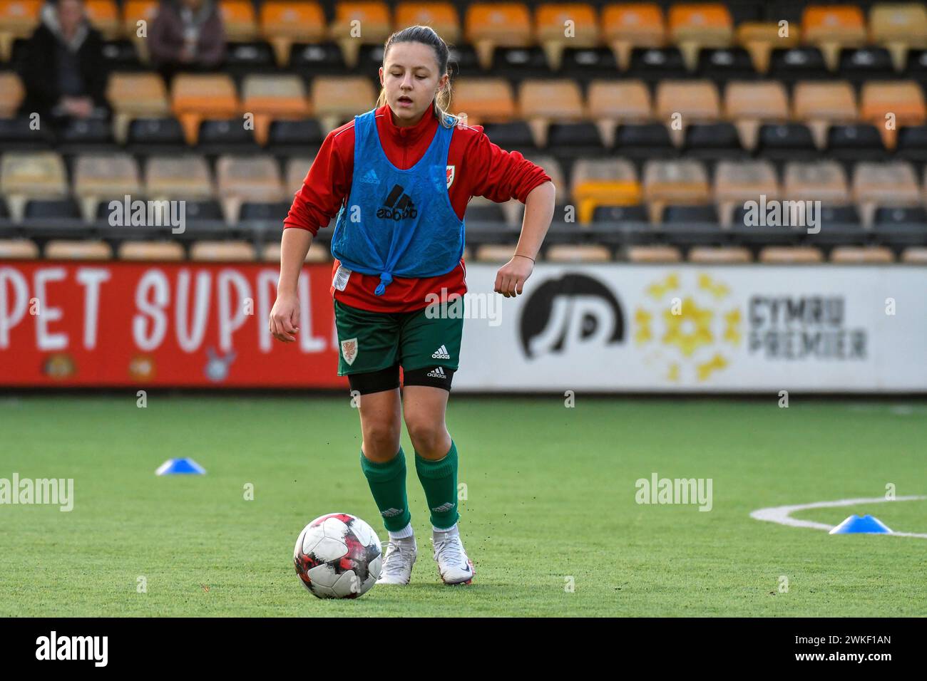 Carmarthen, Wales. 27 November 2022. Lauren Davies of FAW Girls Academy ...