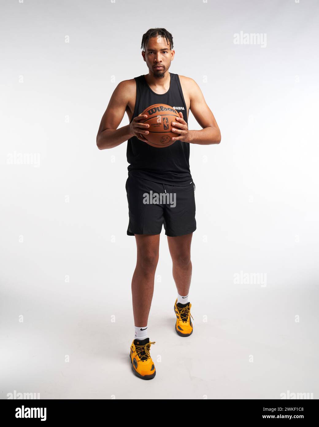 Cleveland Cavaliers forward Isaiah Mobley poses for a portrait on July ...