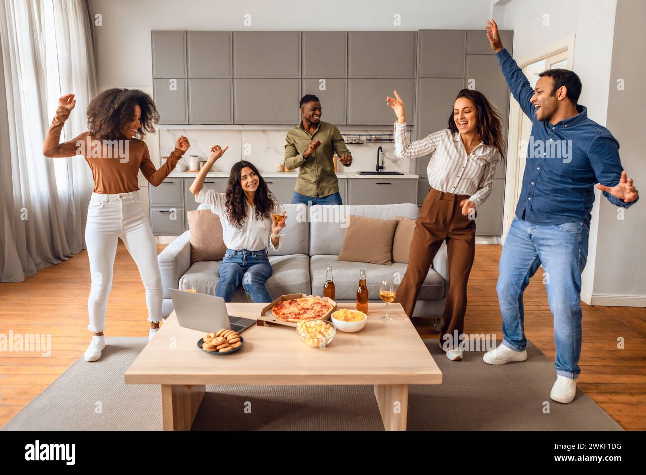 Indian students dancing hi-res stock photography and images - Alamy