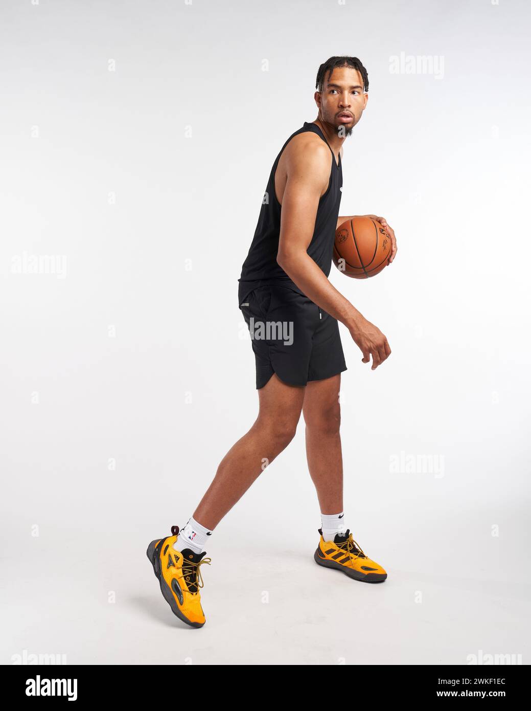 Cleveland Cavaliers forward Isaiah Mobley poses for a portrait on July ...