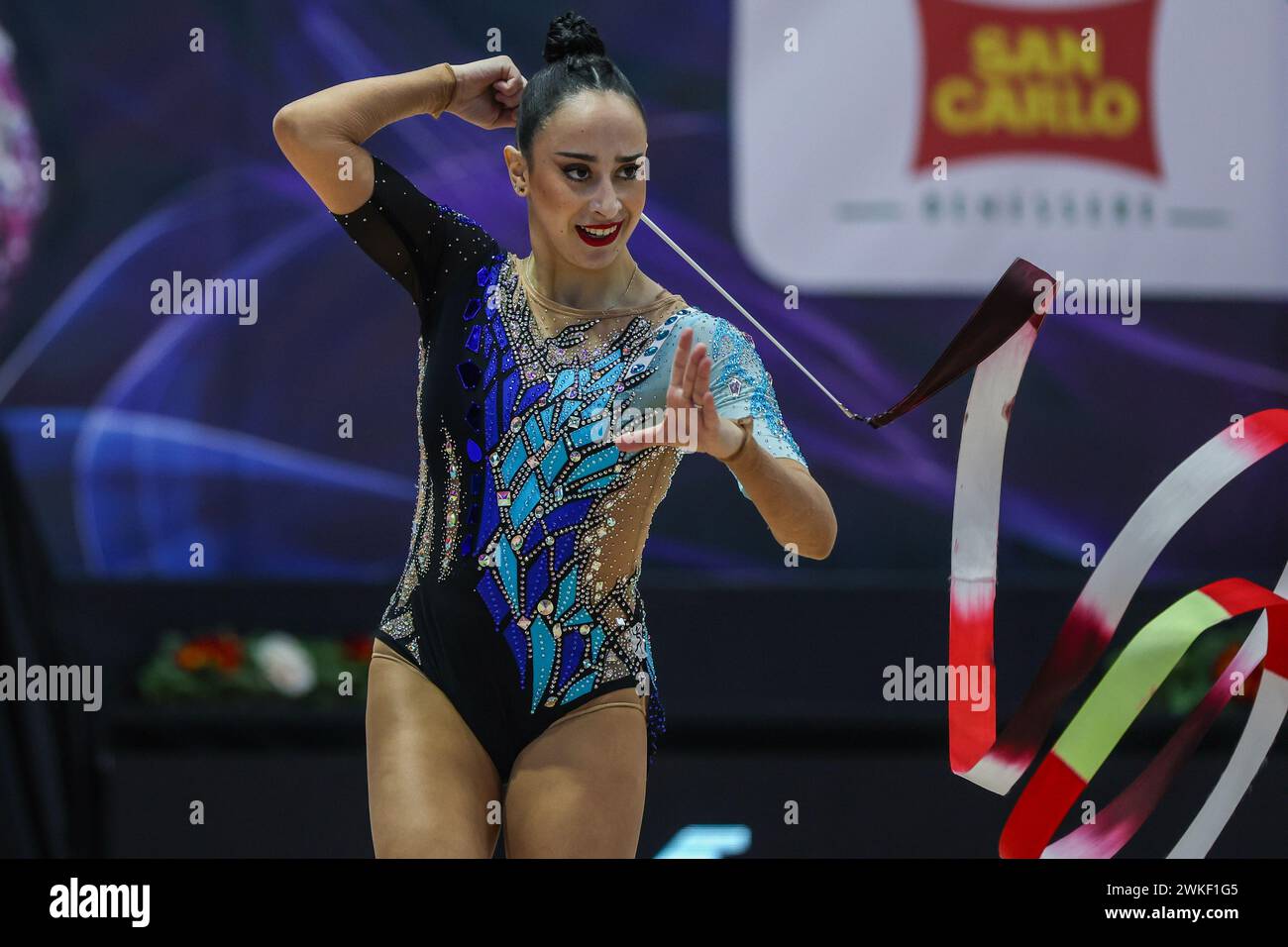 Chieti, Italy. 18th Feb, 2024. Alba Bautista of Kinesis SSD during ...