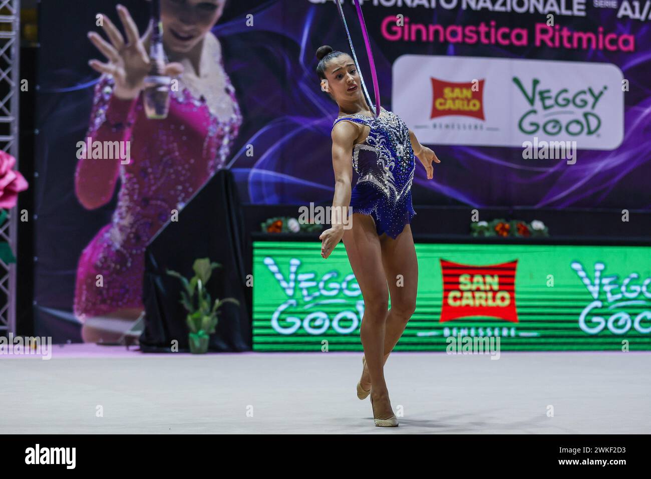 Chieti, Italy. 18th Feb, 2024. Viola Sella of Forza e Coraggio Milano ...