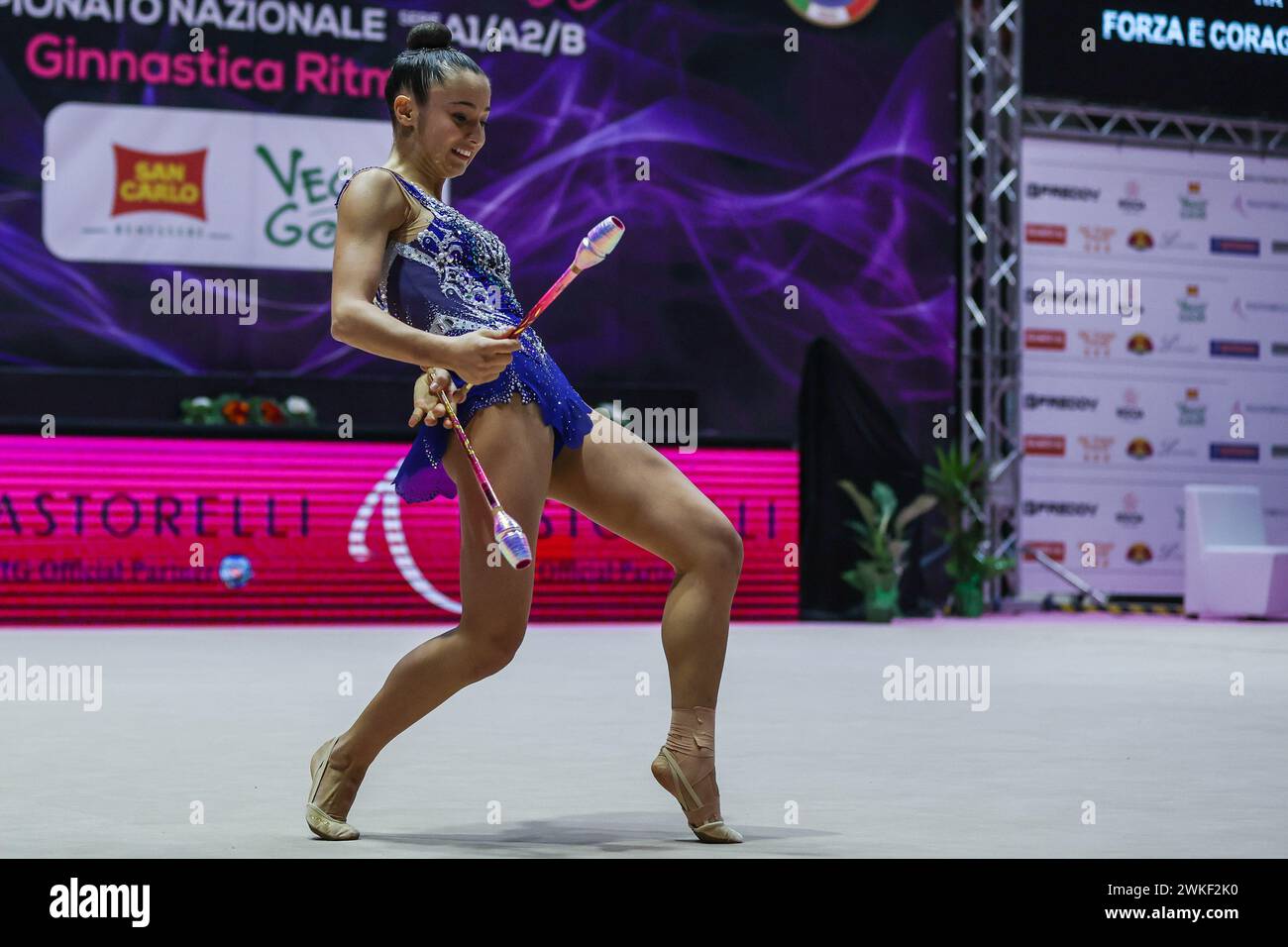 Chieti, Italy. 18th Feb, 2024. Viola Sella of Forza e Coraggio Milano ...