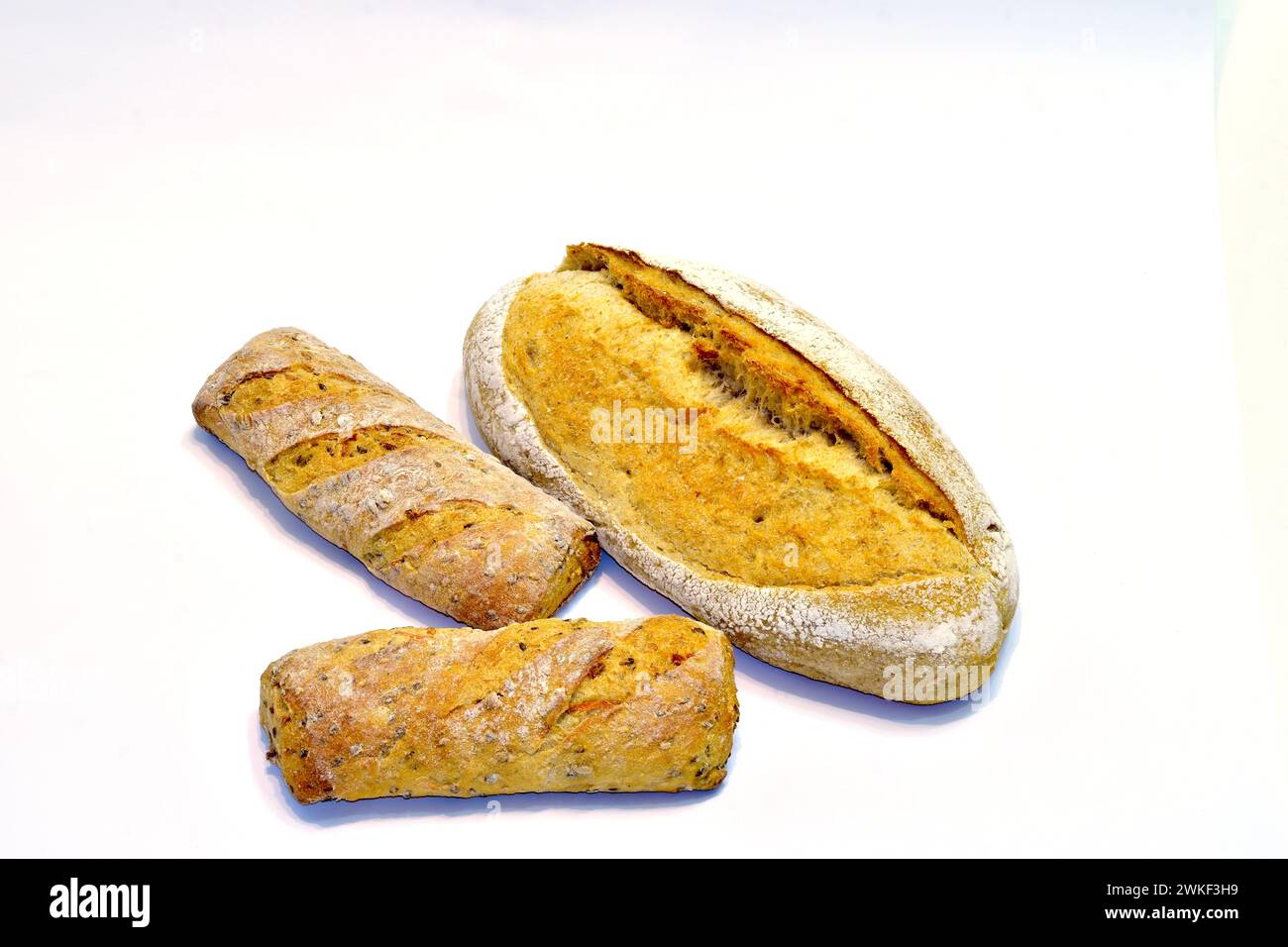 Two fresh baked baguettes hi-res stock photography and images - Alamy