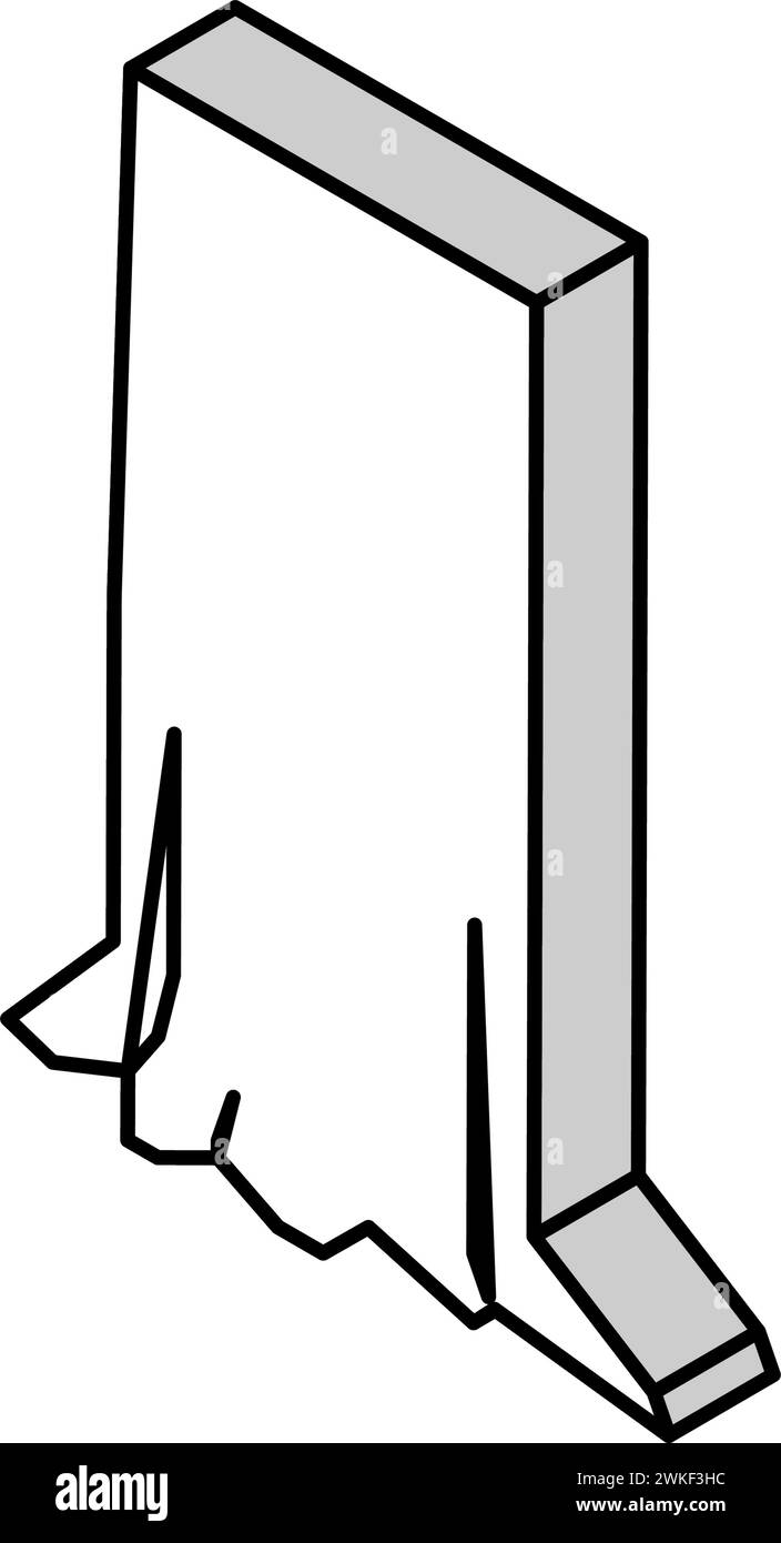 trunk wood timber isometric icon vector illustration Stock Vector Image ...