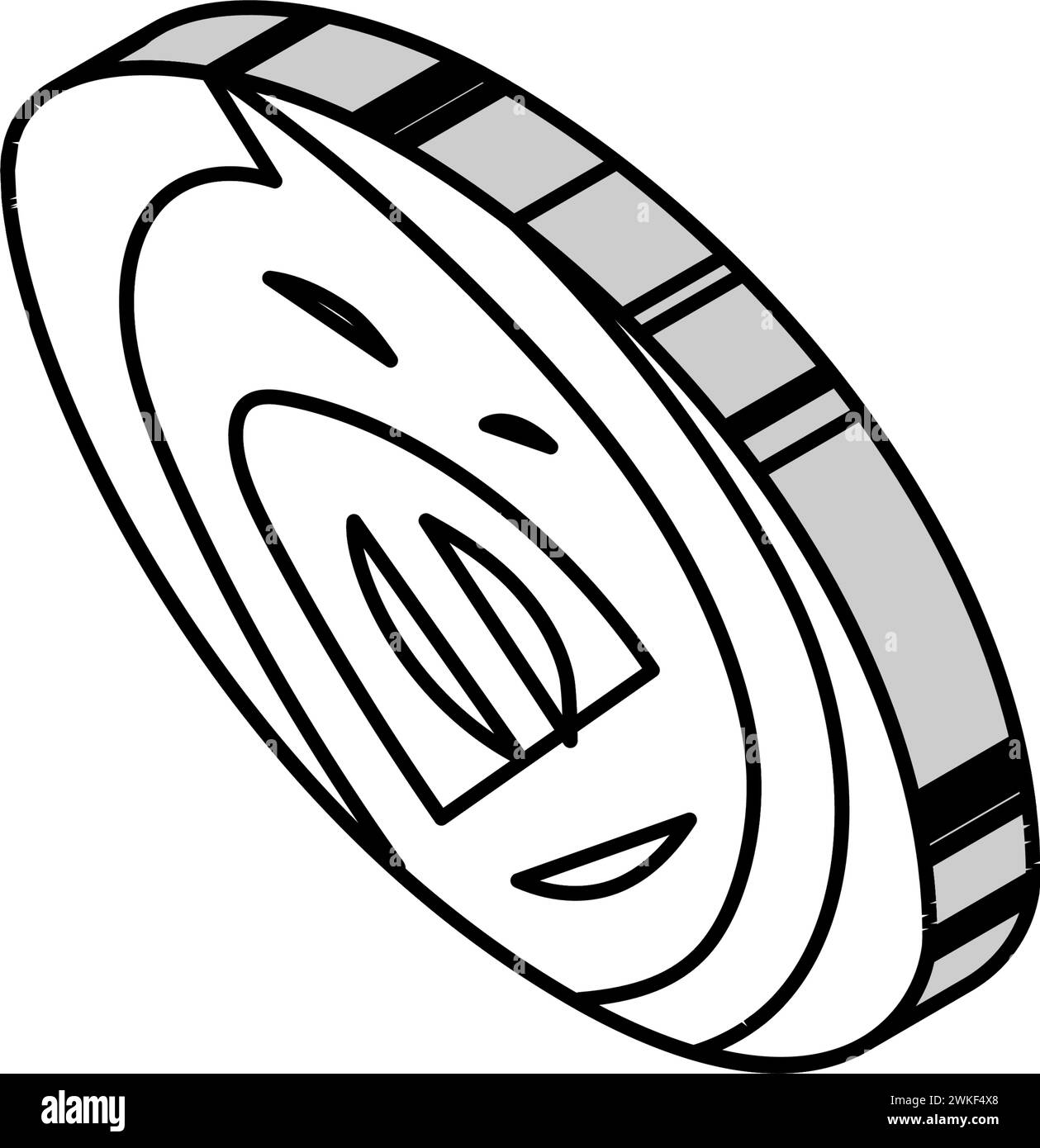 abalone sea shell beach isometric icon vector illustration Stock Vector ...