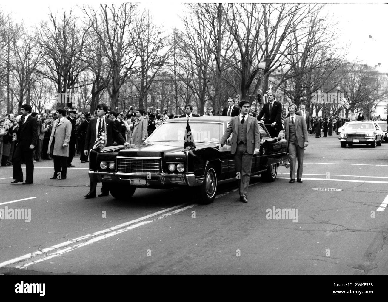 President Ronald Reagan - a 1972 Lincoln Parade Limousine was used by ...