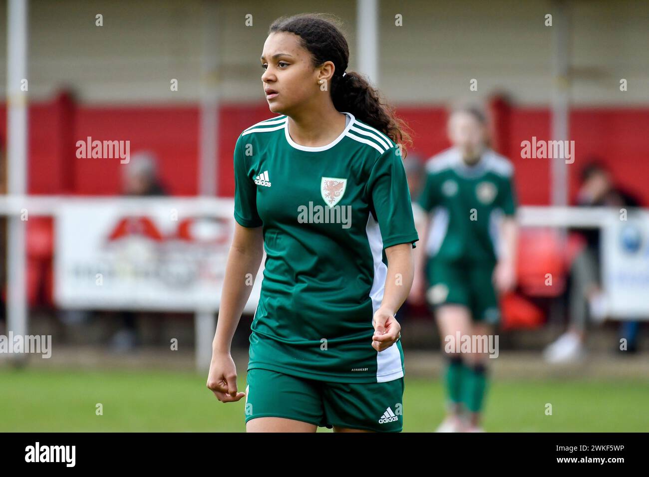 Briton Ferry, Wales. 3 April 2022. Shurima Vine of FAW Girls Academy ...