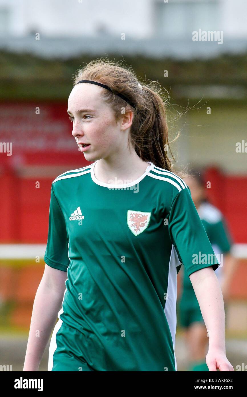 Briton Ferry, Wales. 3 April 2022. Izzy Caunt of FAW Girls Academy ...