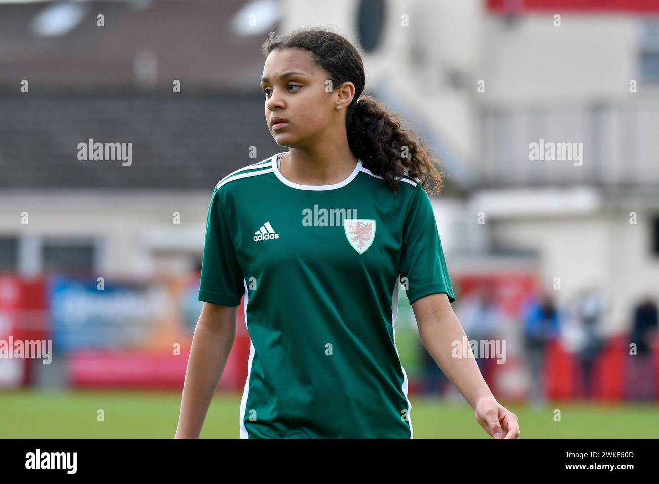 Briton Ferry, Wales. 3 April 2022. Shurima Vine of FAW Girls Academy ...