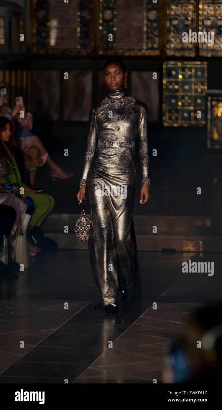 Khaleb Brooks giving inspirational winning speech Stock Photo - Alamy