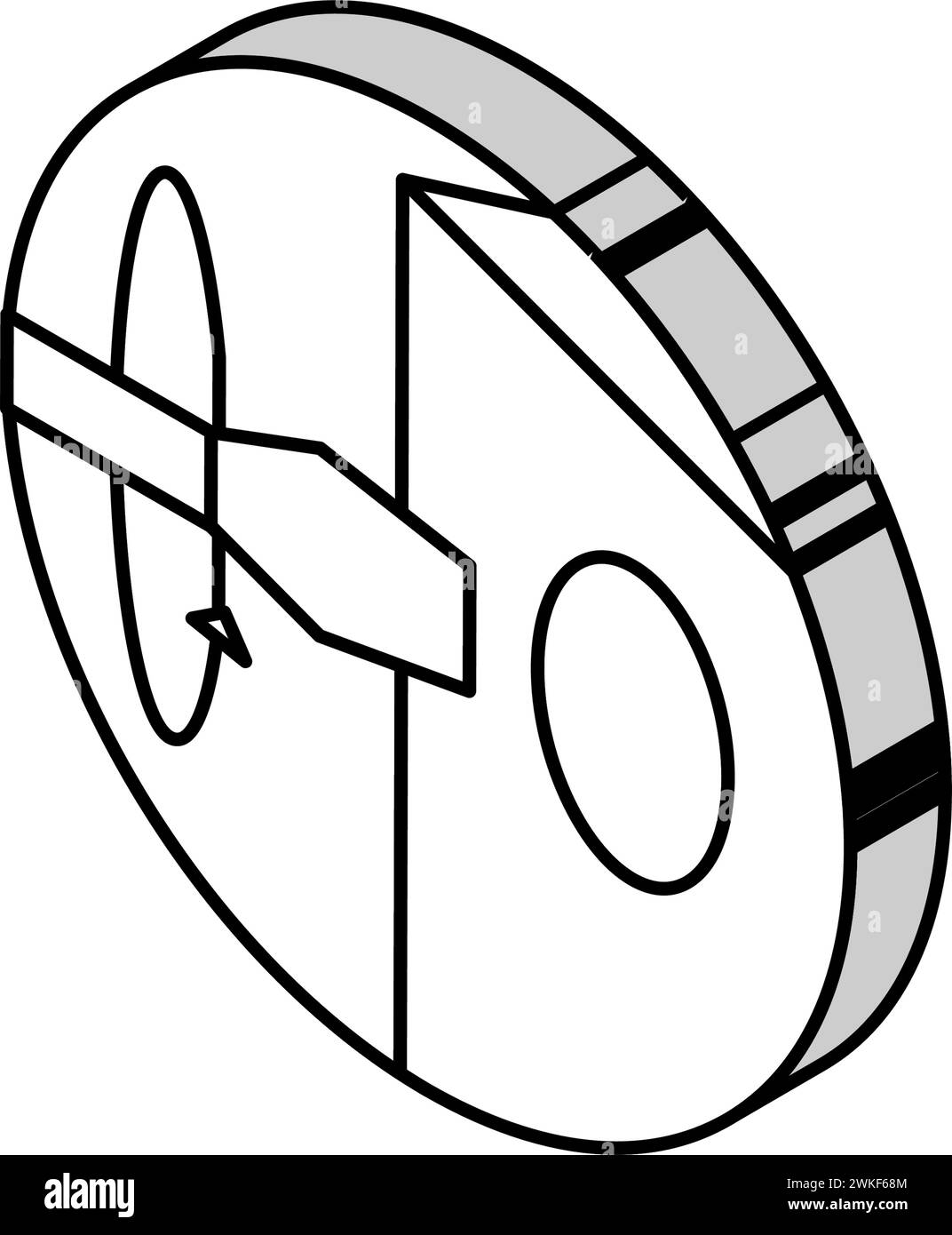 screw bolt assembly furniture isometric icon vector illustration Stock ...