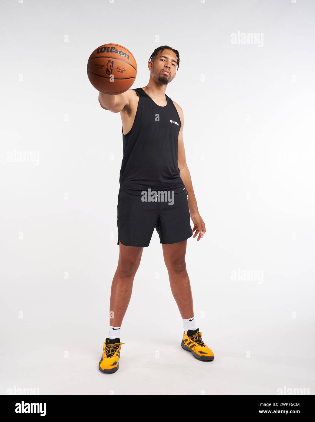 Cleveland Cavaliers forward Isaiah Mobley poses for a portrait on July ...