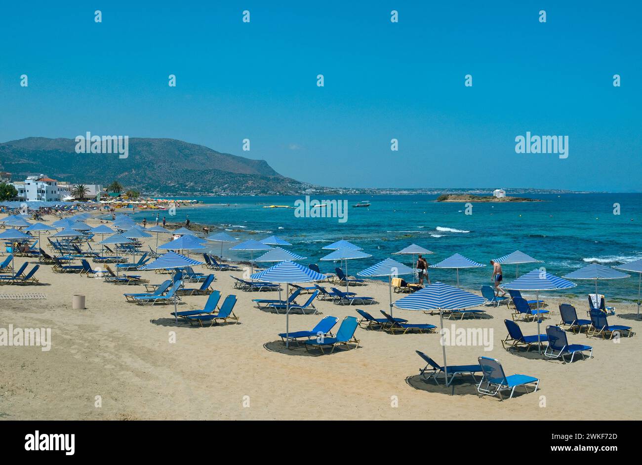 Malia beach crete hi-res stock photography and images - Alamy