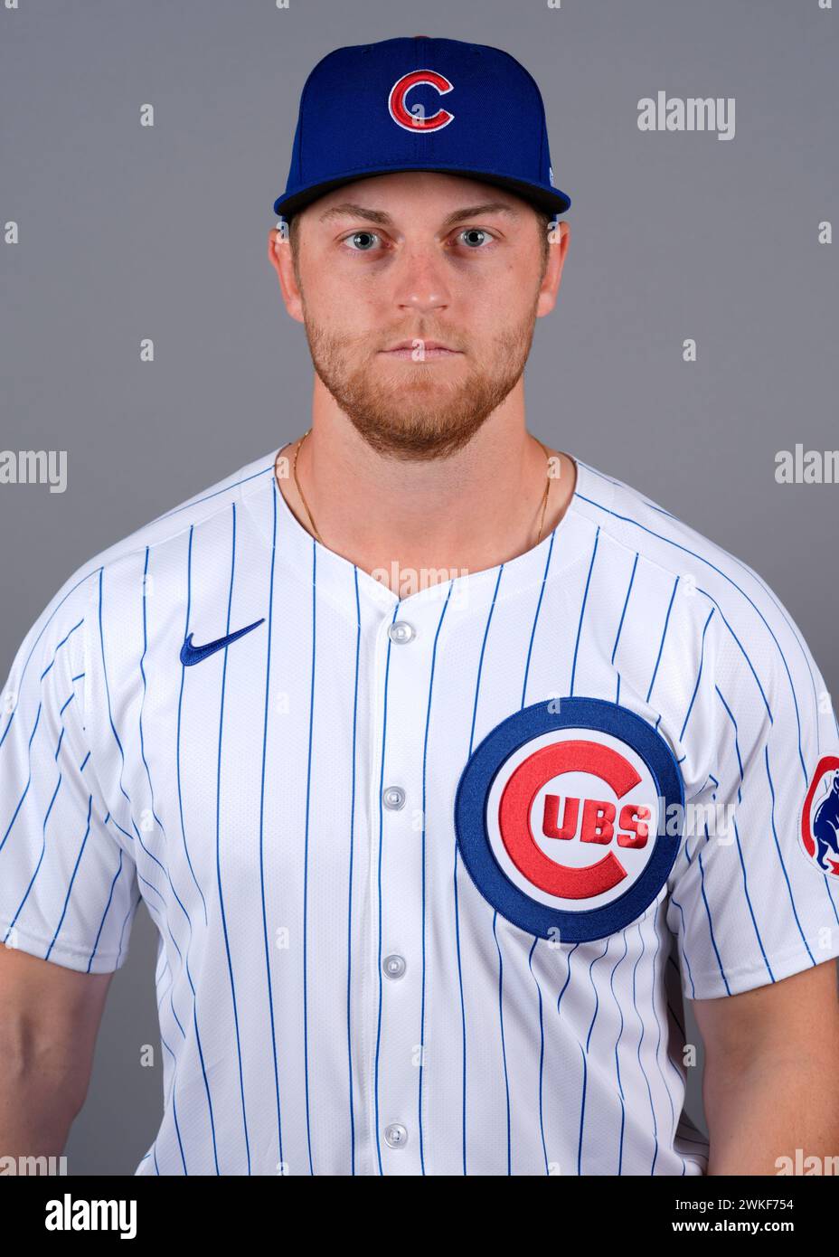 This is a 2024 photo of Bailey Horn of the Chicago Cubs baseball team ...