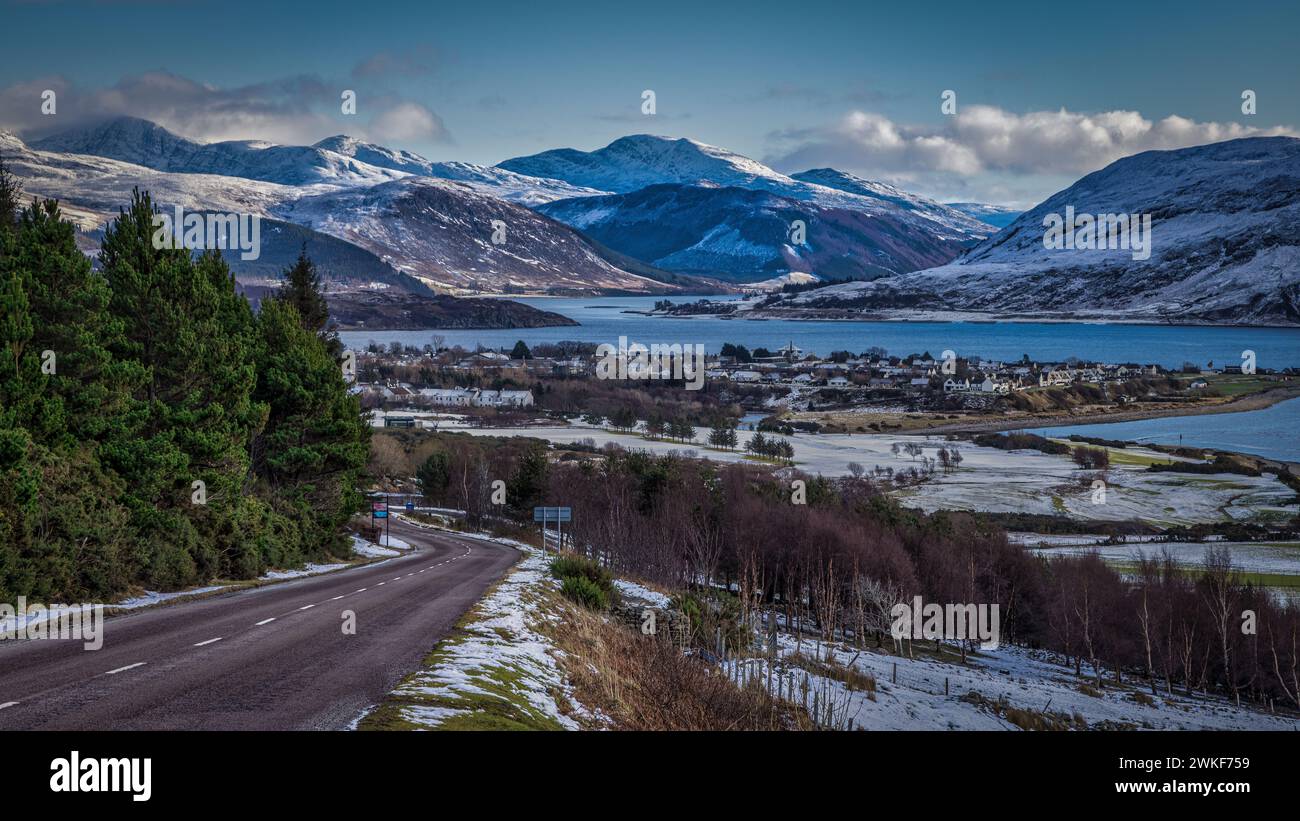 Scottish highlands winter village hi-res stock photography and images ...