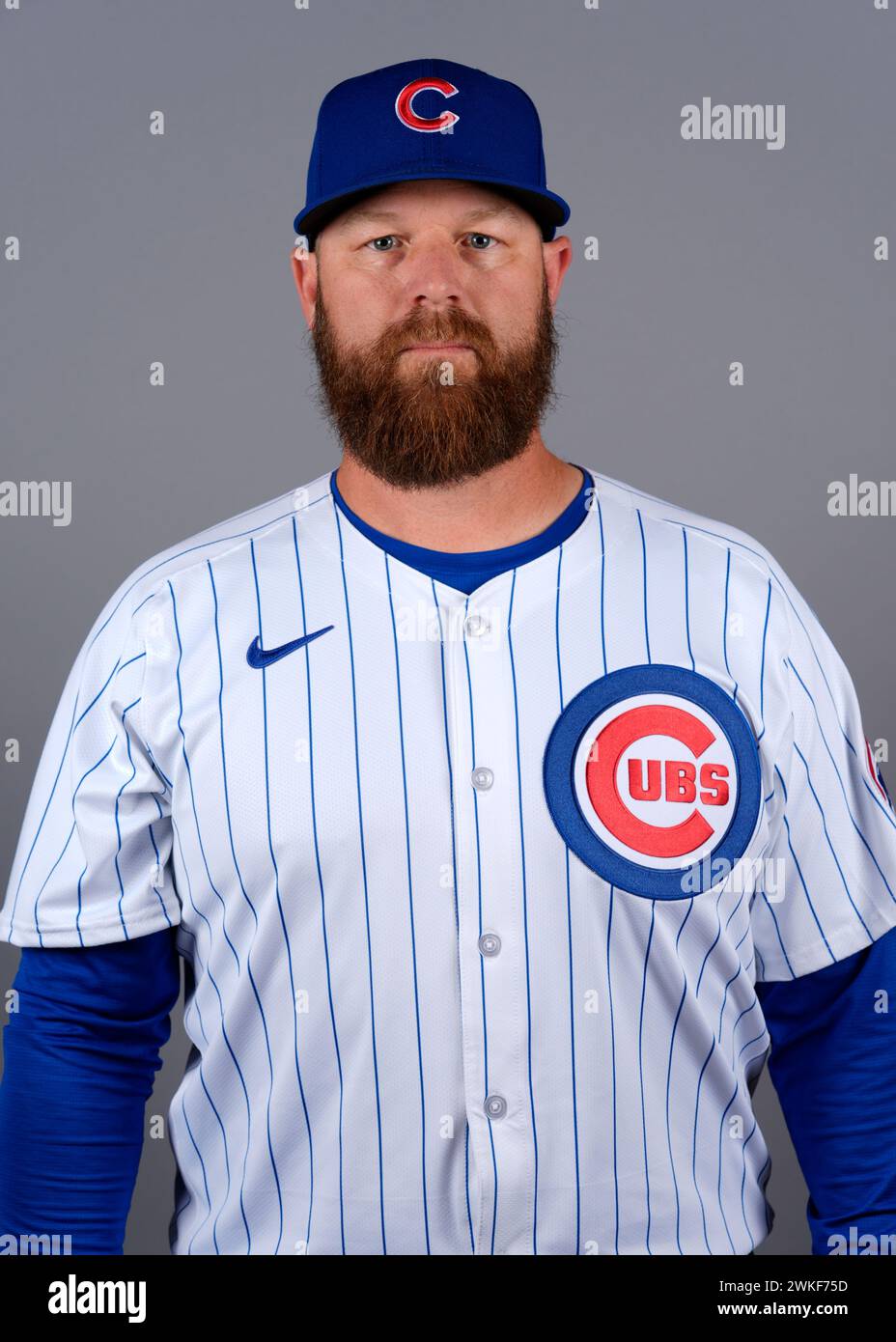This is a 2024 photo of hitting coach Dustin Kelly of the Chicago Cubs ...