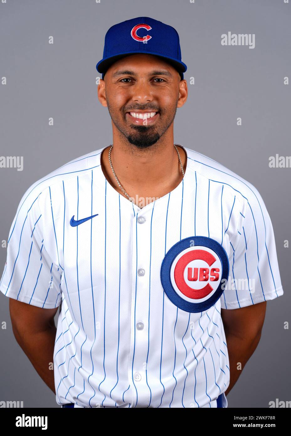 This is a 2024 photo of Brennen Davis of the Chicago Cubs baseball team ...