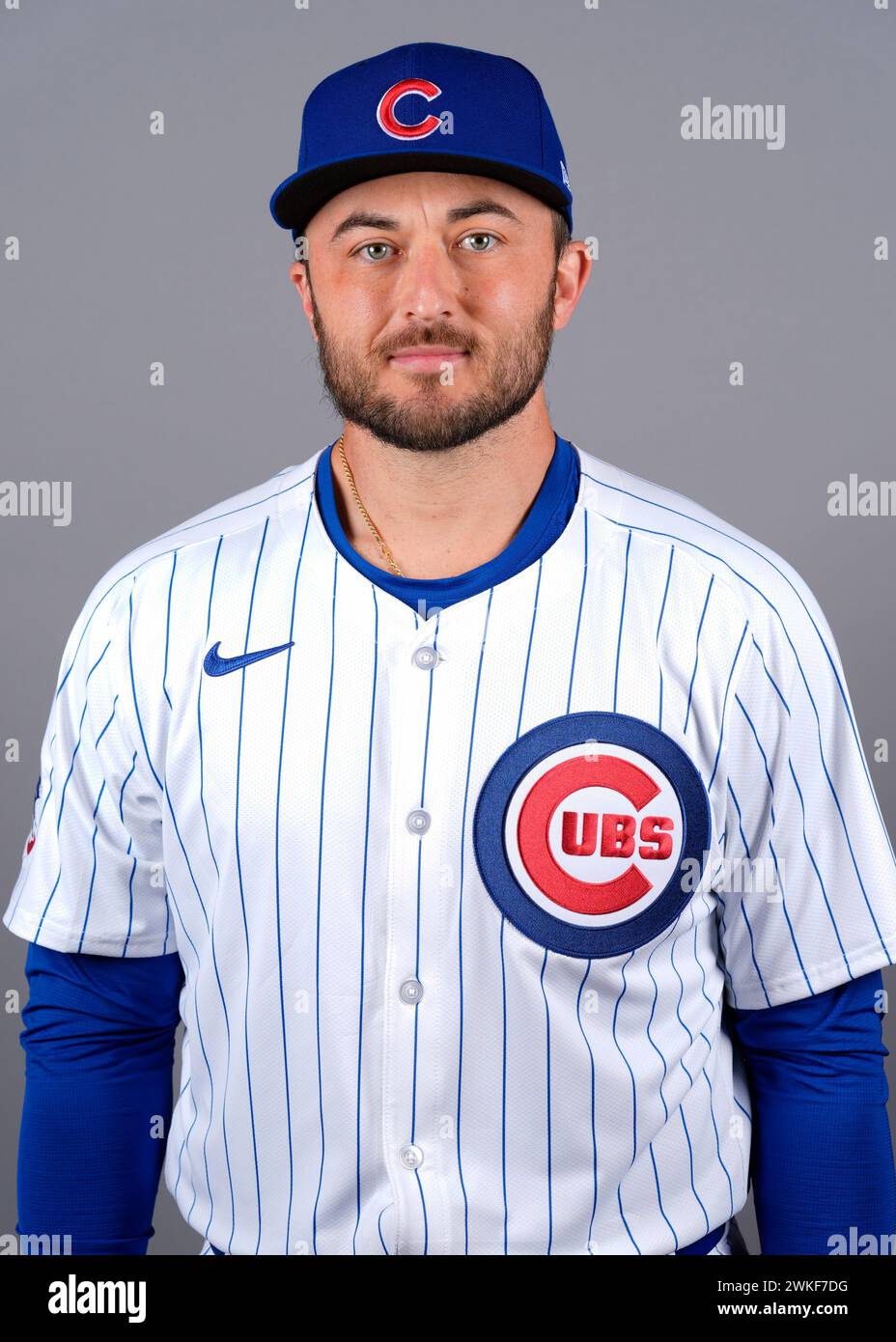 This is a 2024 photo of Joe Hudson of the Chicago Cubs baseball team ...