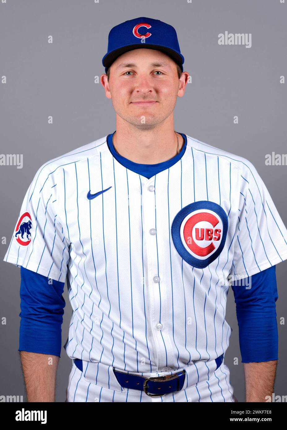 This is a 2024 photo of Hayden Wesneski of the Chicago Cubs baseball ...