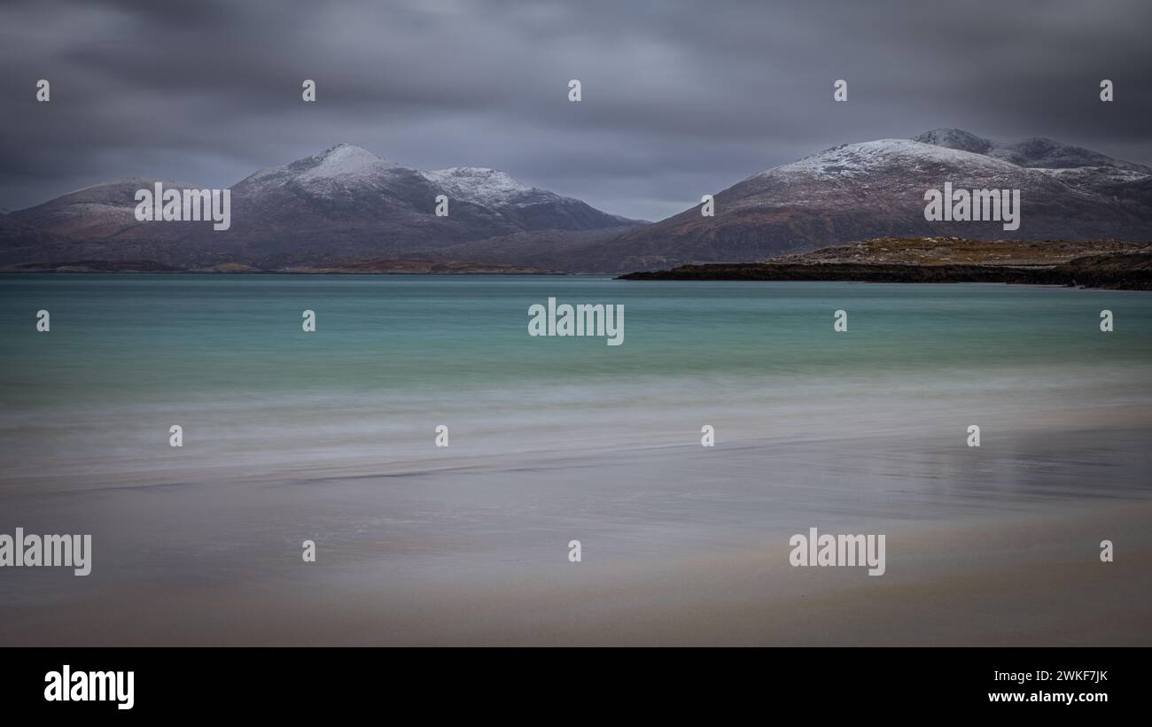 Luskentyre Beach on the Isle of Harris, Scotland Stock Photo - Alamy