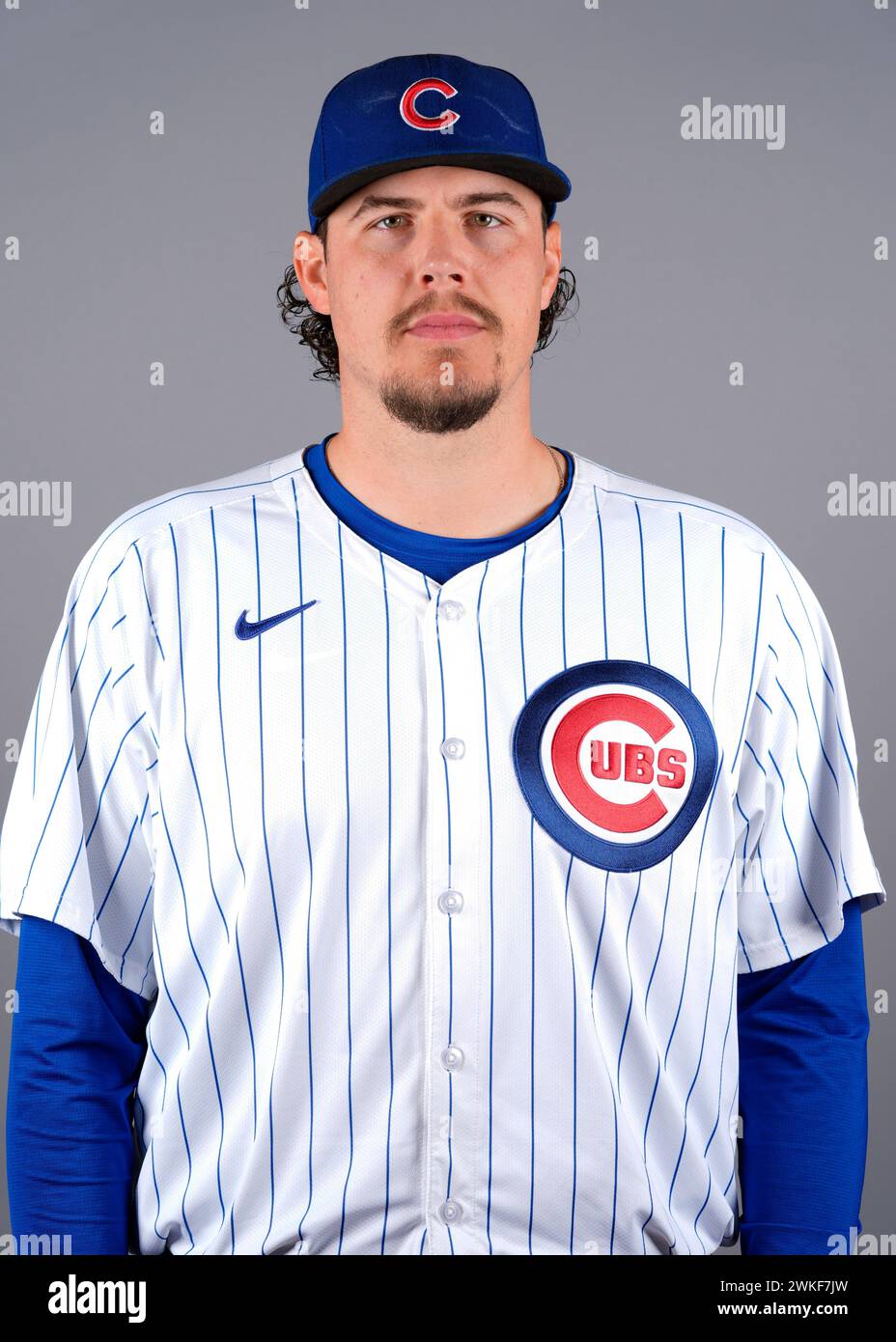 This is a 2024 photo of Brad Wieck of the Chicago Cubs baseball team ...
