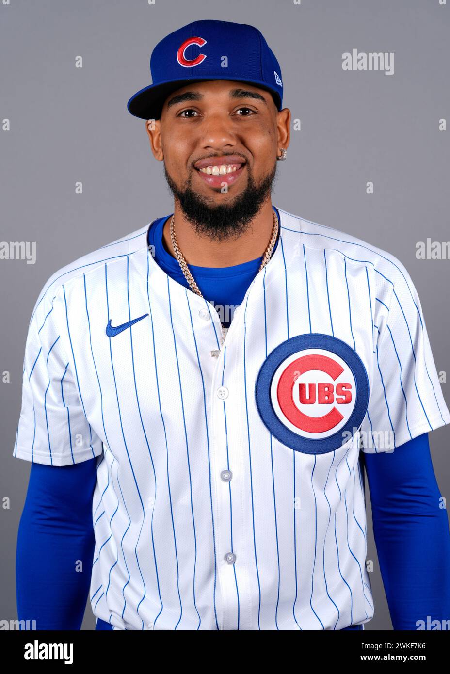 This is a 2024 photo of Jose Cuas of the Chicago Cubs baseball team ...