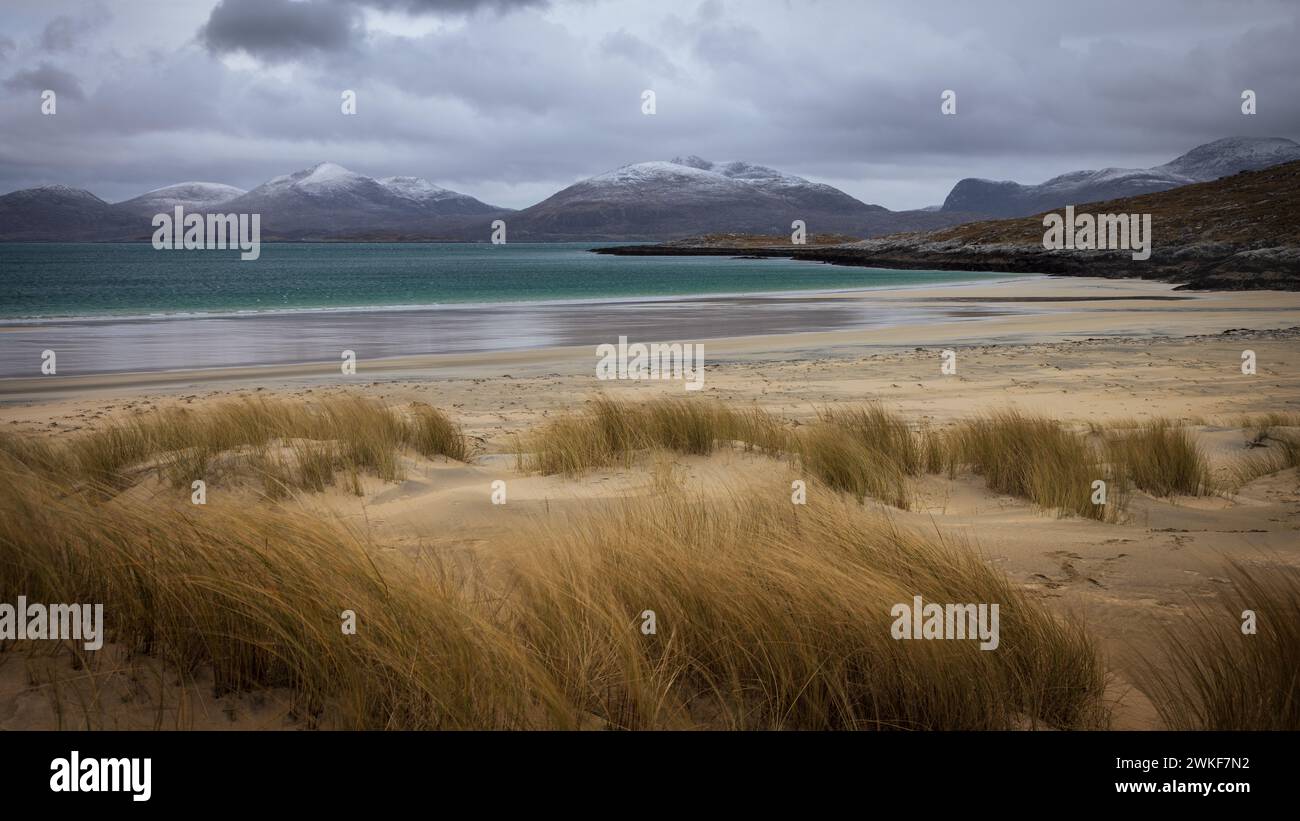 Luskentyre Beach on the Isle of Harris, Scotland Stock Photo - Alamy