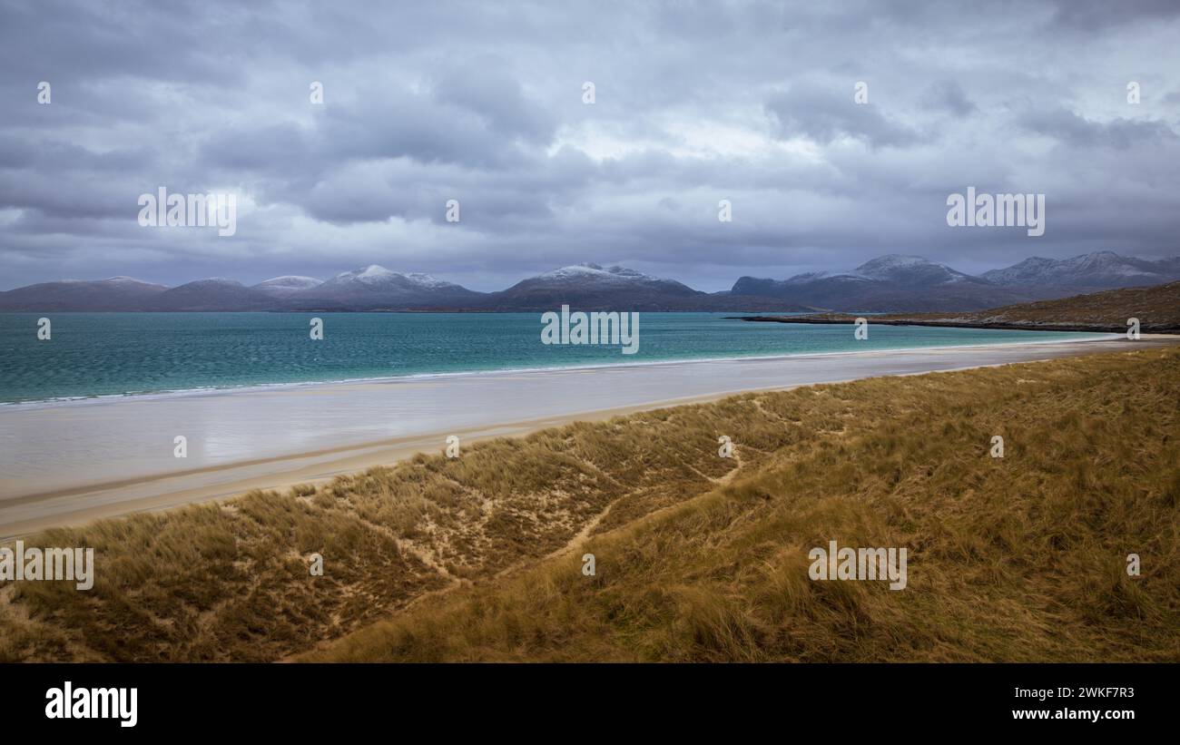 Luskentyre Beach on the Isle of Harris, Scotland Stock Photo - Alamy