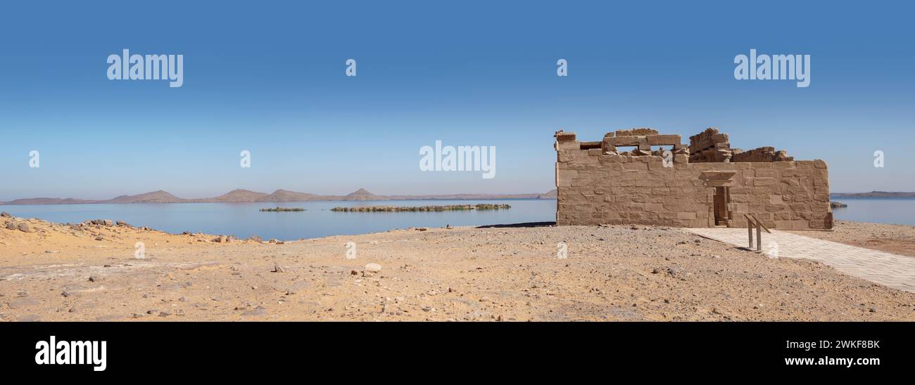 The Temple of Maharraqa on Lake Nasser, Egypt Stock Photo - Alamy