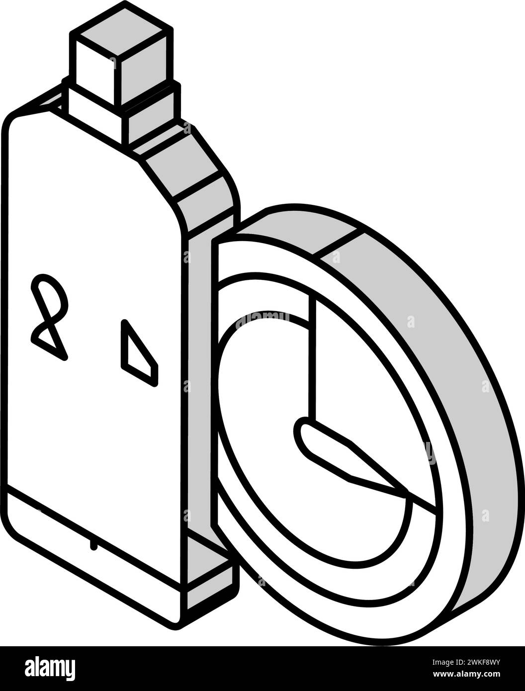 eau de cologne edc cosmetic isometric icon vector illustration Stock ...