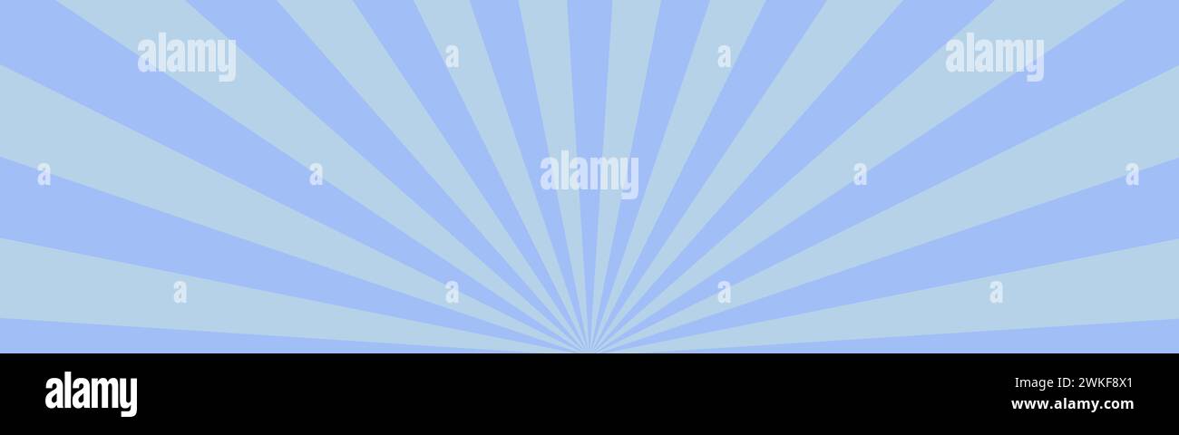 Blue Sunrise sunbeam rays, lines background, light Stock Vector Image ...