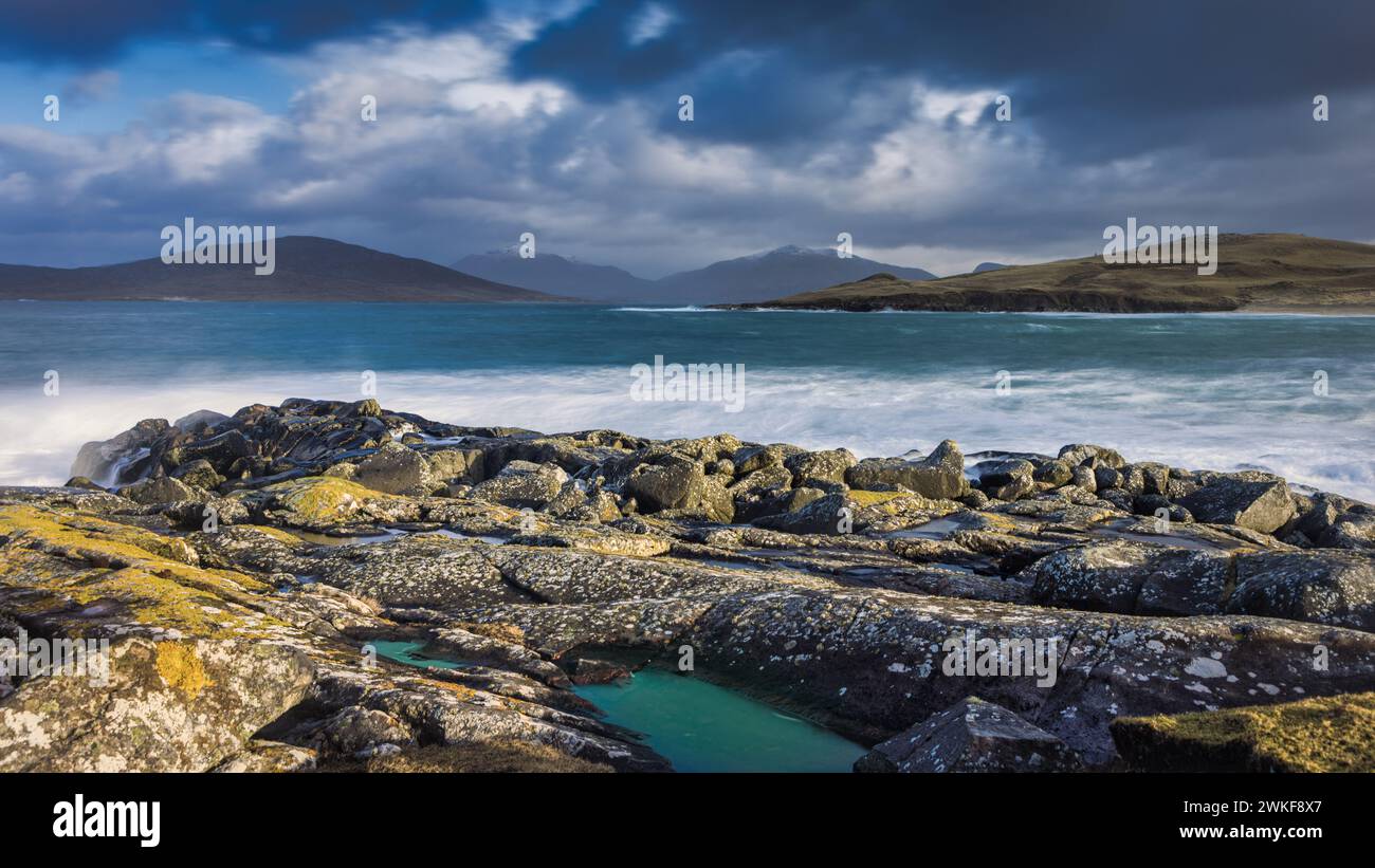 Isle of Harris coastline Stock Photo - Alamy