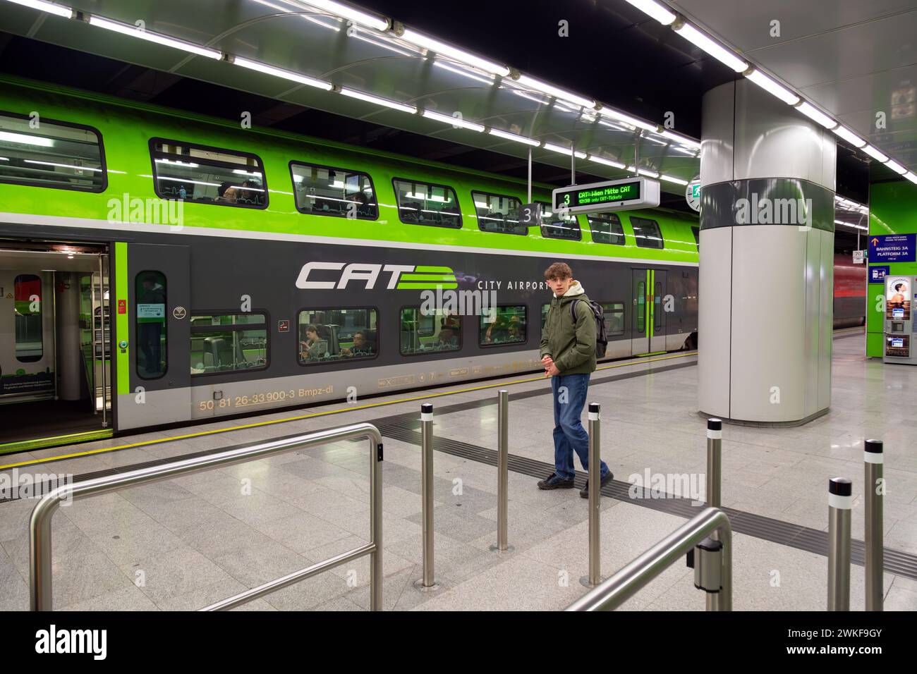 City Express Train CAT, Vienna, Austria, Europe Stock Photo - Alamy