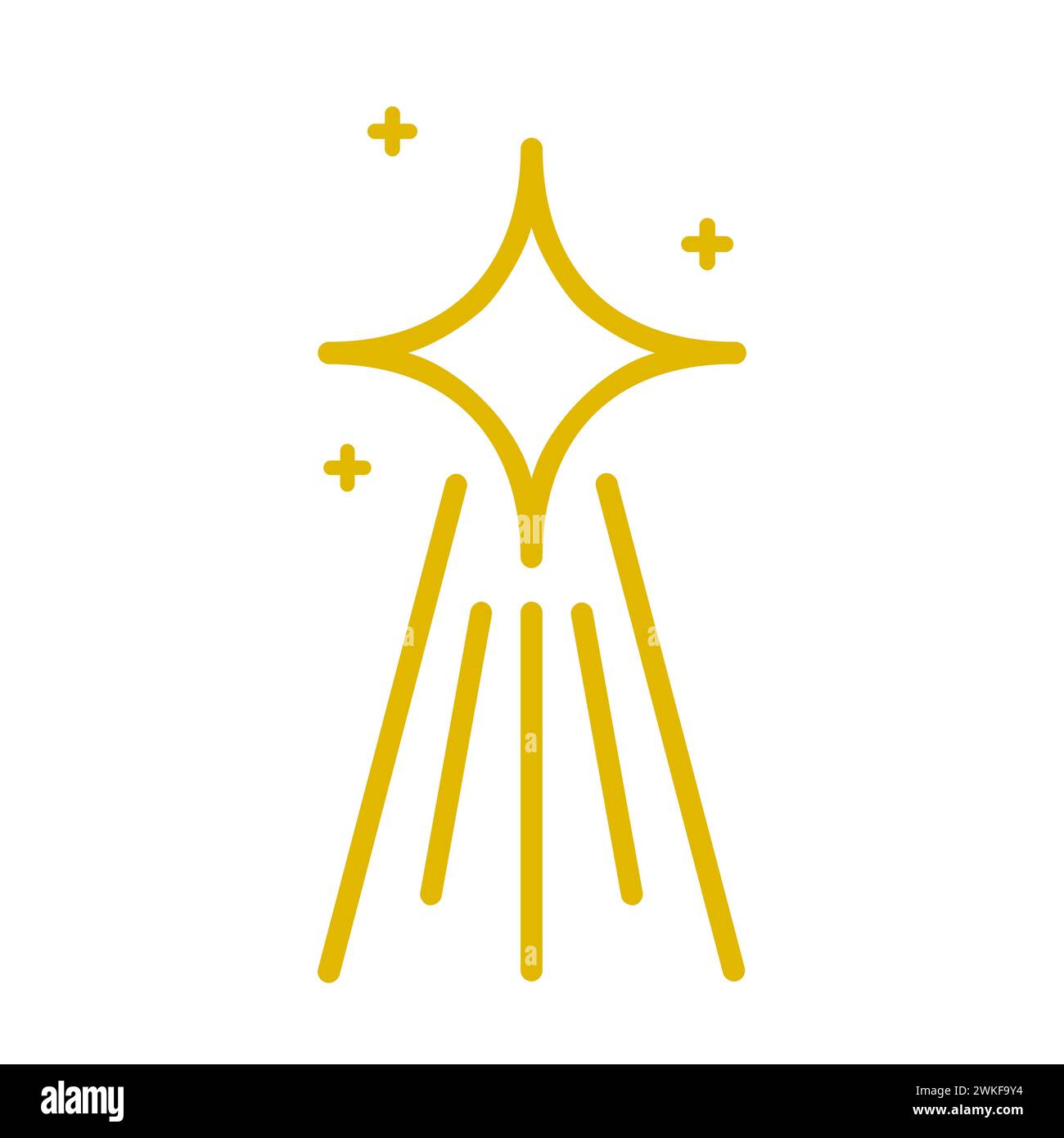 Sparkling star vector vectors hi-res stock photography and images - Alamy