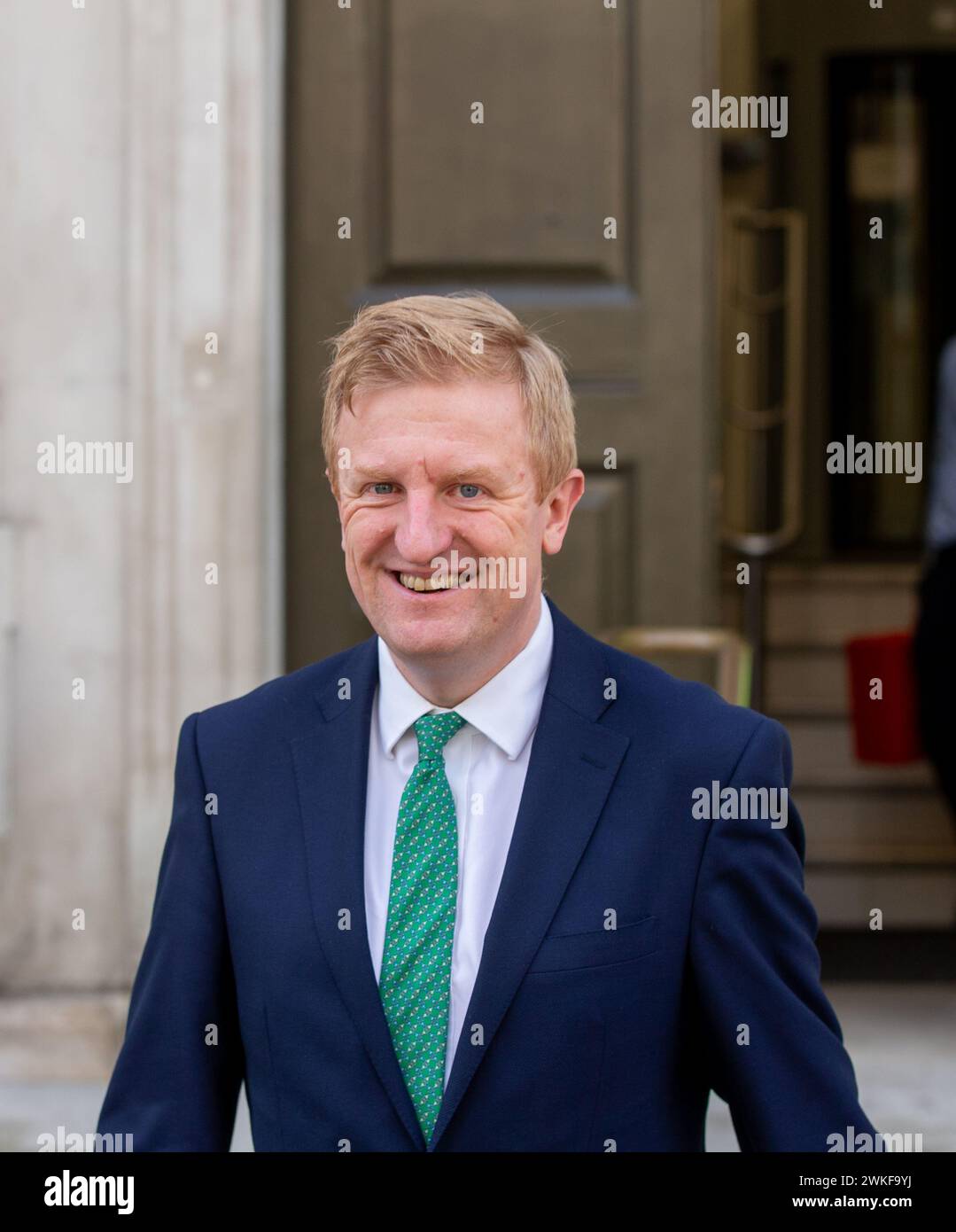 London, UK. 20th Feb, 2024. Deputy Prime Minister OLIVER DOWDEN seen ...