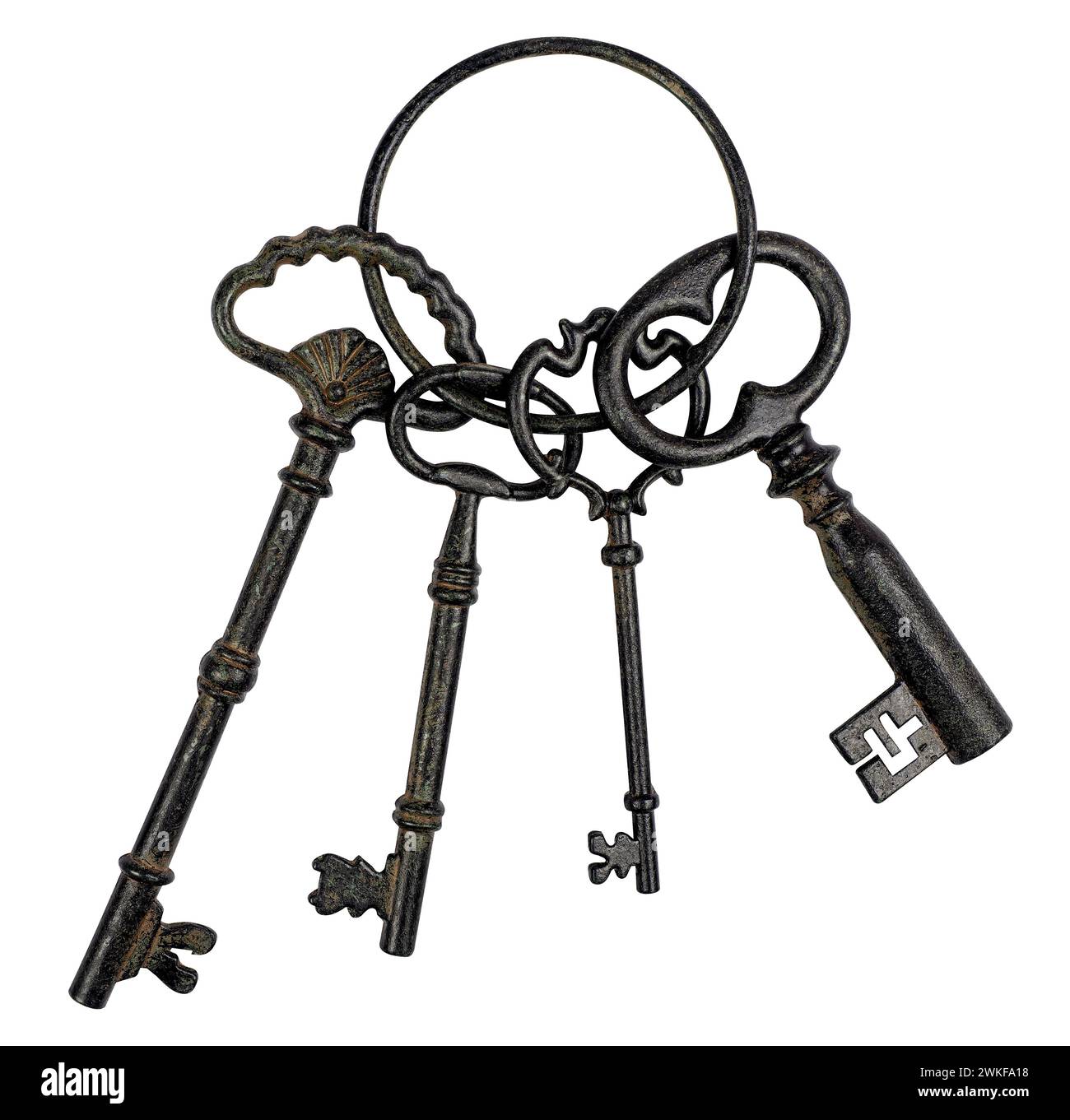 Medieval key Cut Out Stock Images & Pictures - Alamy