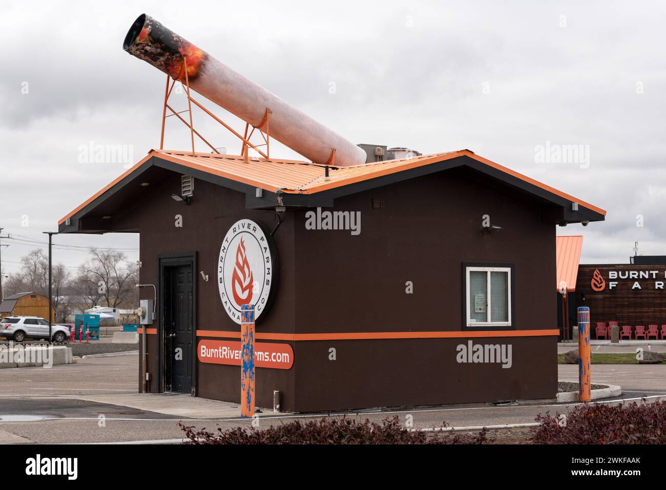 Cannabis dispensary in Ontario, Oregon Stock Photo - Alamy