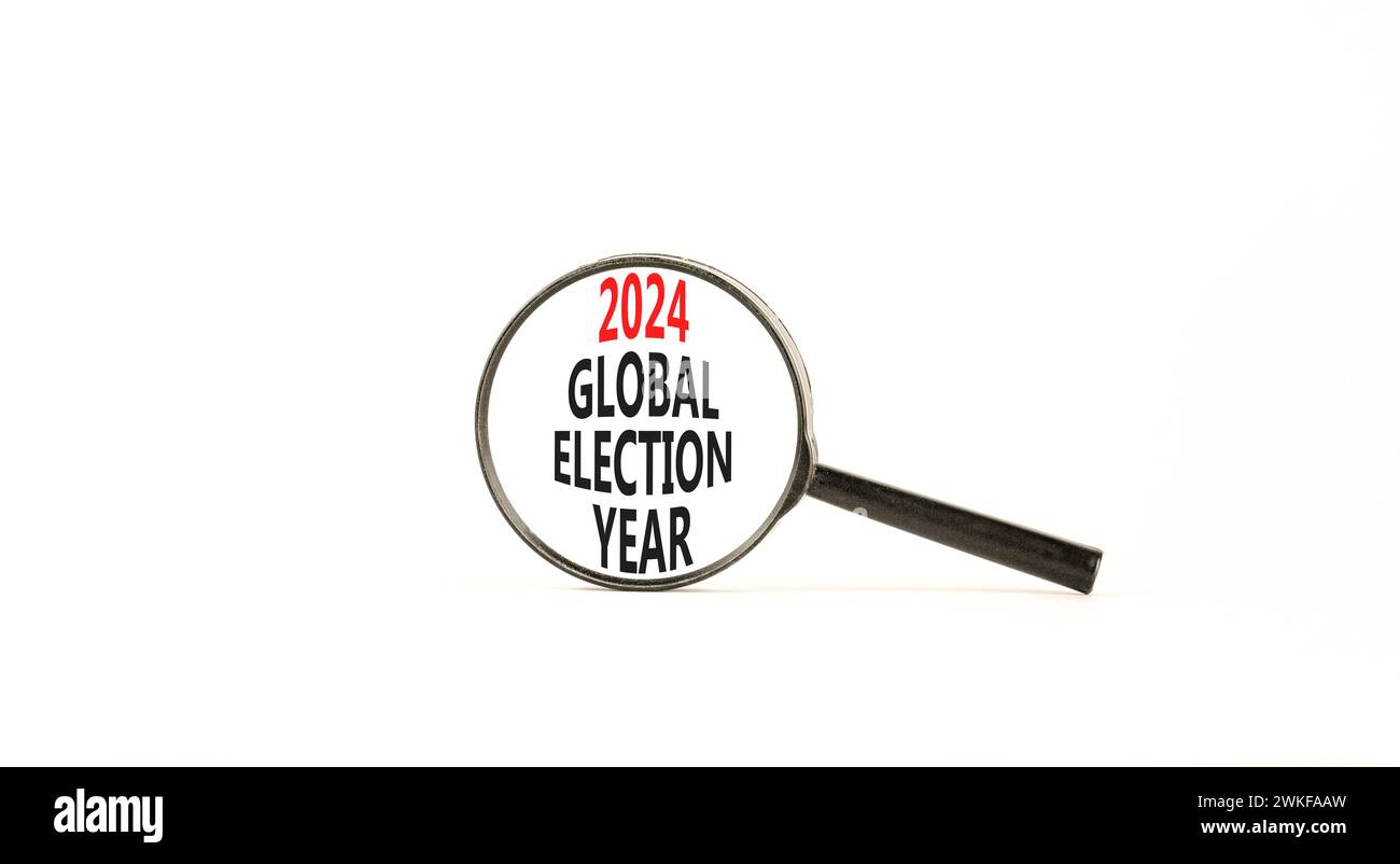 2024 global election year symbol. Concept words 2024 global election ...