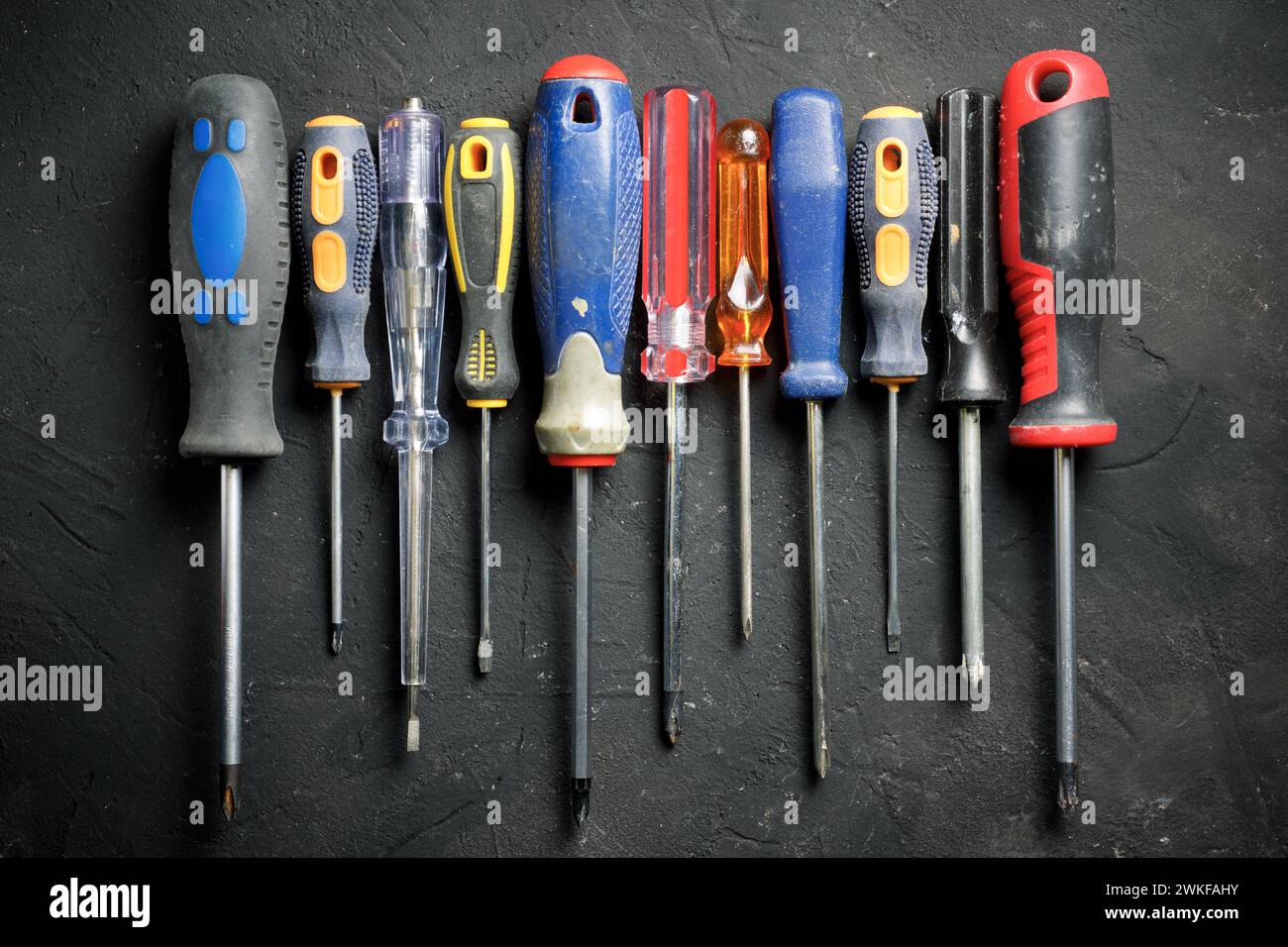 Workbench and screwdrivers hi-res stock photography and images - Alamy